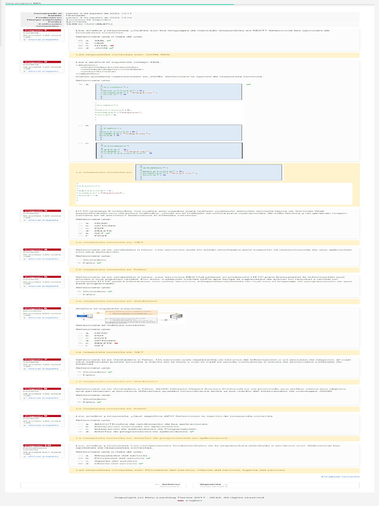 Cuestionario 2 - Revisión Del Intento - EVA-ITB - Eva - Itb.edu - Ec | PDF