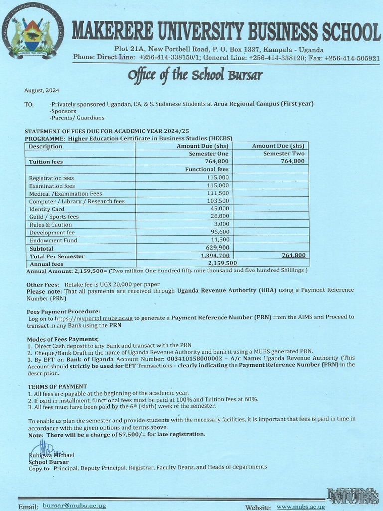 Arua Regional Campuses | PDF