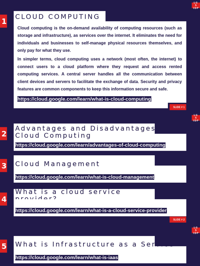 Intro To Is Topic Links | PDF | Cloud Computing | Computing