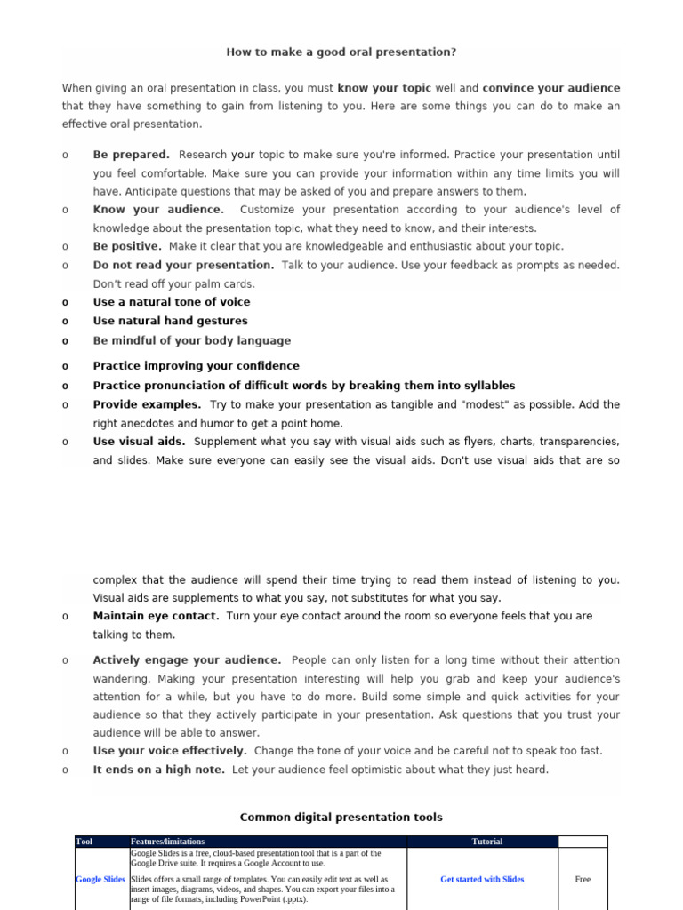 Make An Oral Presentation - Lec 6 | PDF | Microsoft Power Point | Software