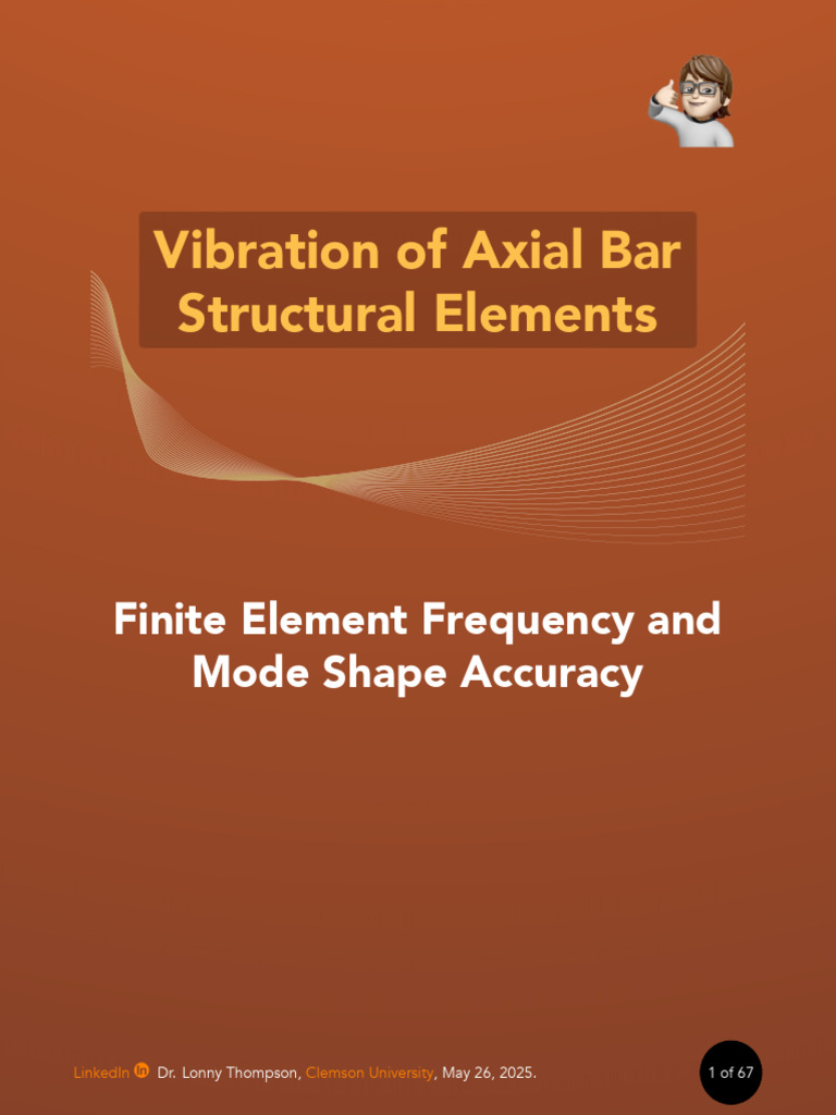 Vibrations With Axial Structural Finite Elements | PDF | Normal Mode ...