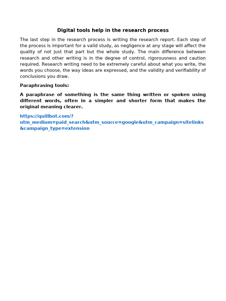 Writing the Research Report Essentials | PDF