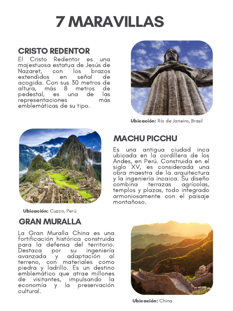 Las 7 Maravillas | PDF