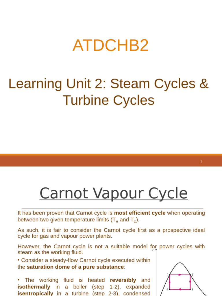 Carnot and Rankine Cycle Analysis | PDF | Gas Technologies | Energy ...