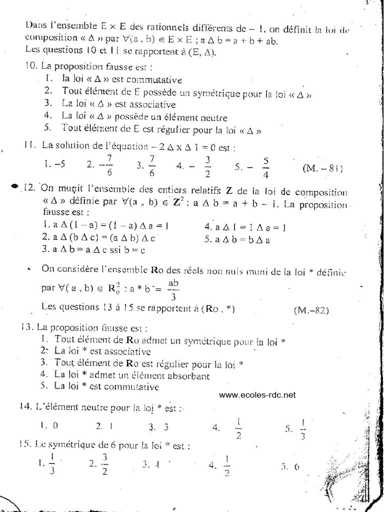 Math Exercices p3 | PDF