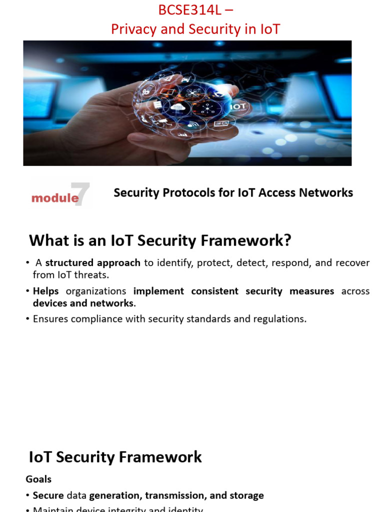 IoT Security Framework Overview | PDF | Security | Computer Security