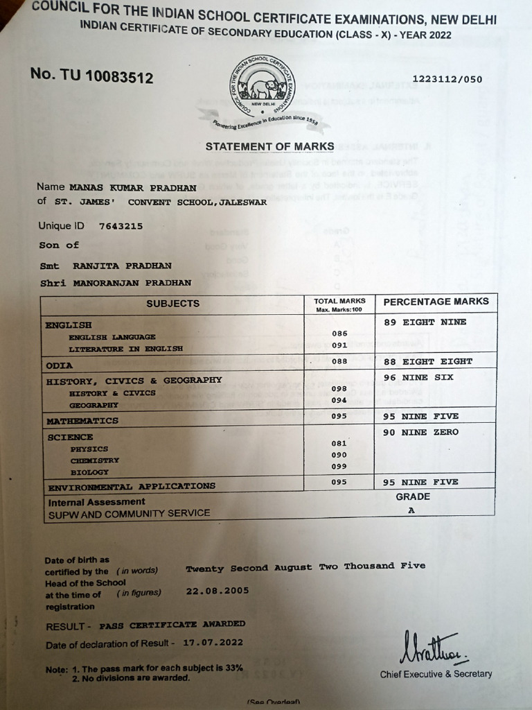 Ma Classxcertificate | PDF