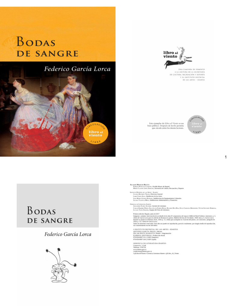 Bodas de Sangre | PDF | Federico García Lorca