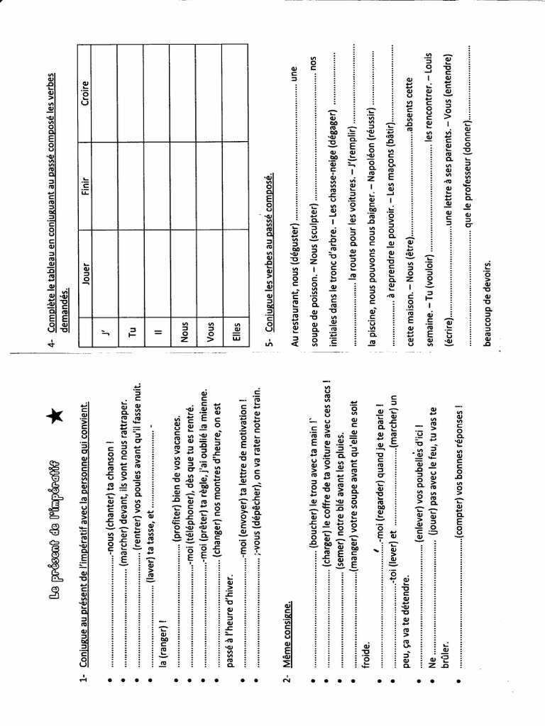 Conjugaison Fin Dannée | PDF