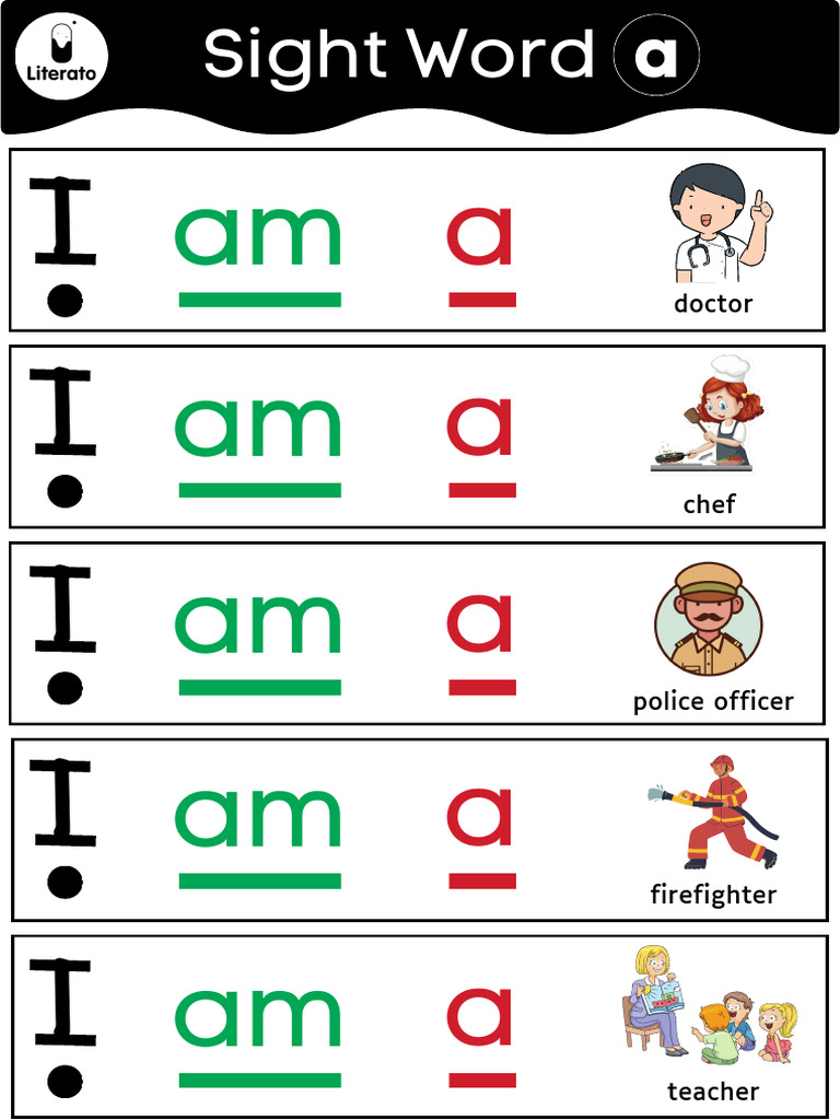 Literato Raising a Reader a Sight Word (Reading Practice) | PDF