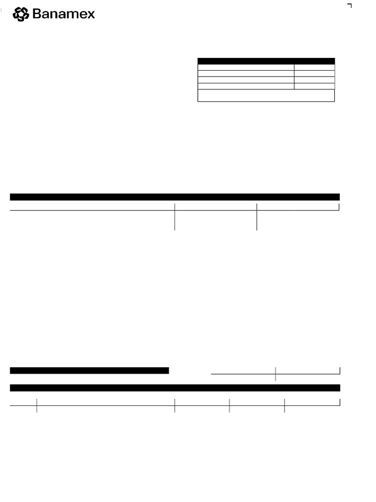 Estado de Cuenta Banamex | PDF