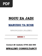 Mighani Au Visakale - Paneli La Kiswahili | PDF