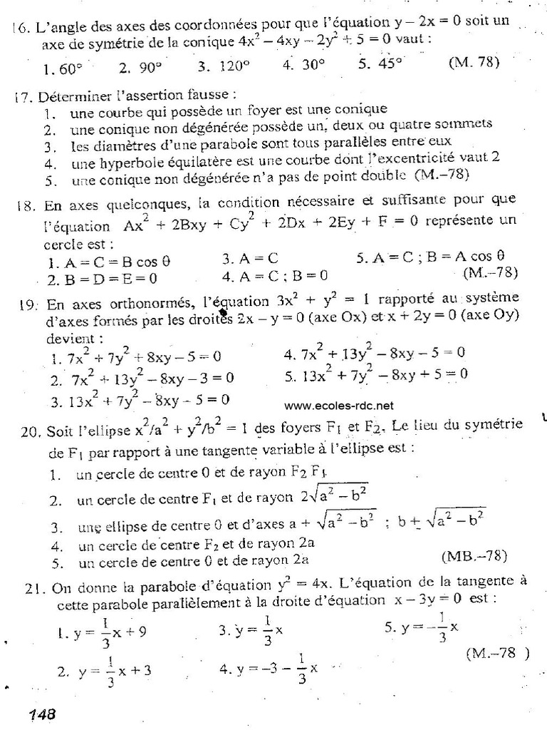 Math Exercices p148 | PDF