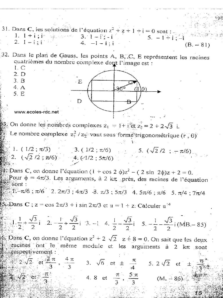 Math Exercices p15 | PDF