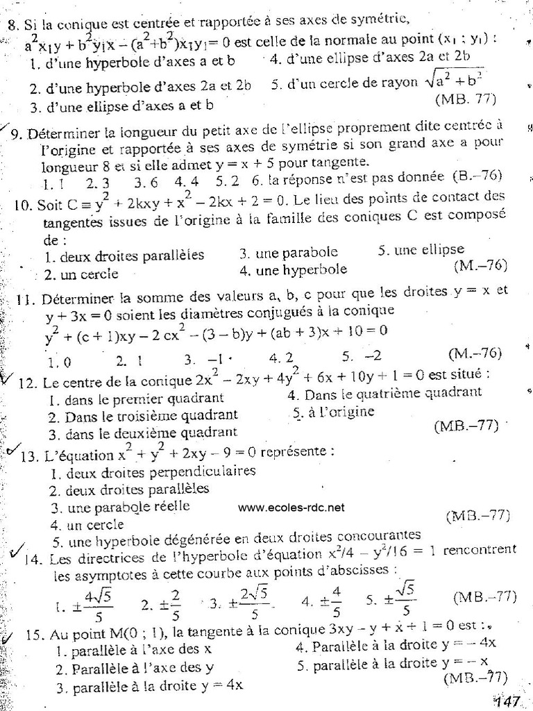 Math Exercices p147 | PDF