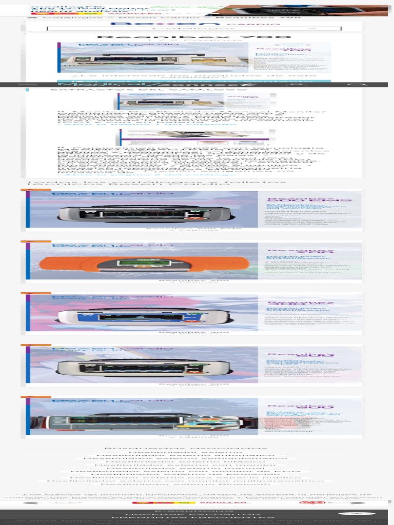 Reanibex 700 - Bexen Cardio - Catálogo PDF Docu | PDF | Medicina Interna | Corazón