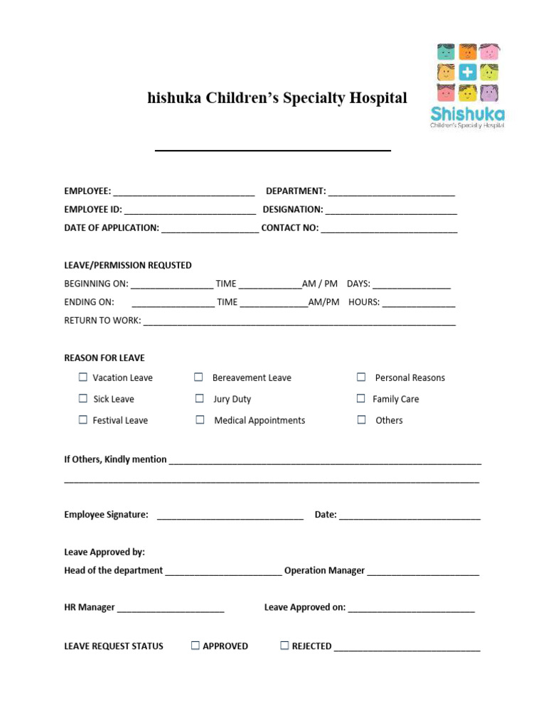Leave Form | PDF