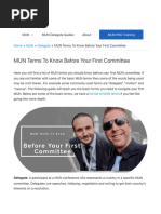 MUN Draft Resolution Format | PDF