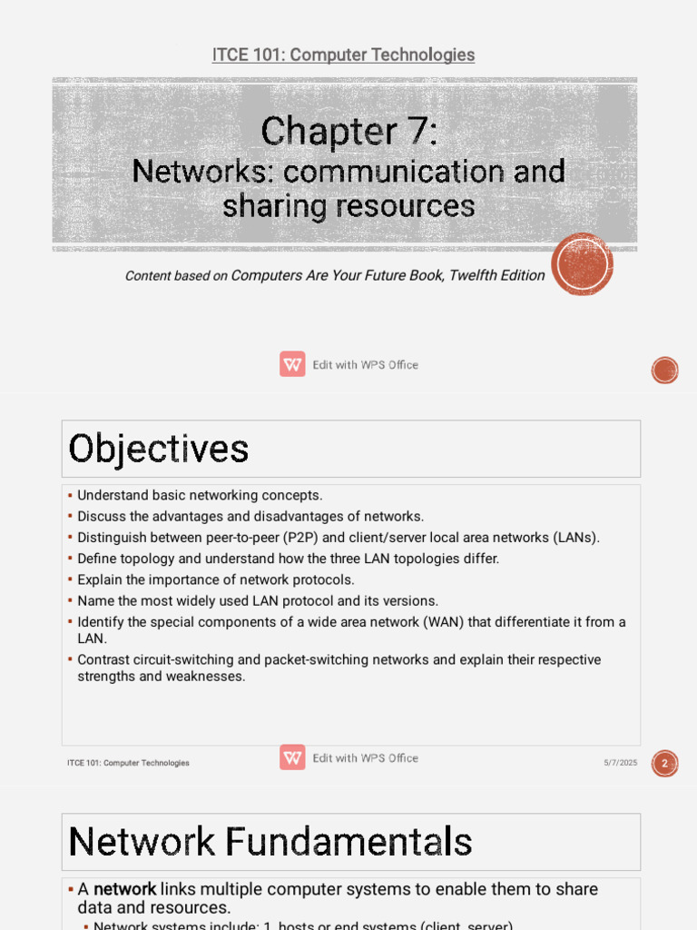 Network: Connection and Sharing Resourse | PDF | Computer Network ...