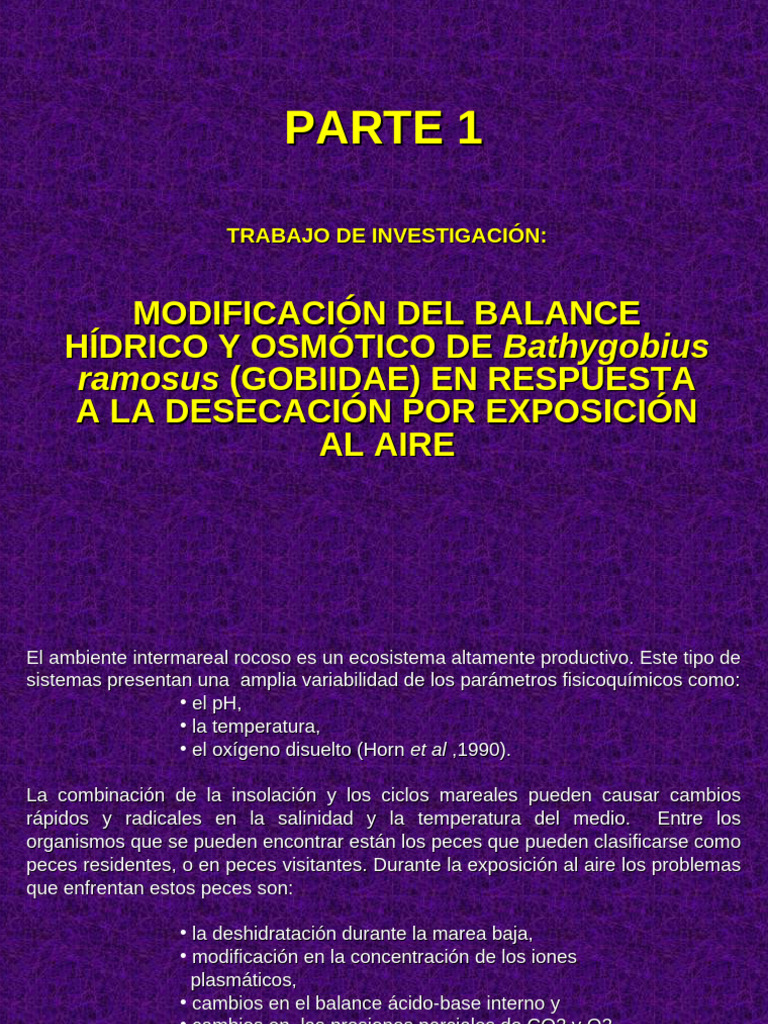 Efectos de la desecación en B. ramosus | PDF | Entorno natural | Sodio