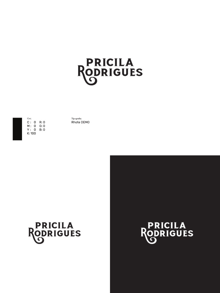 Pricila Rodrigues - Logomarca | PDF