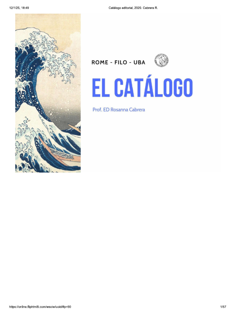 Tipos de Catálogos Editoriales | PDF