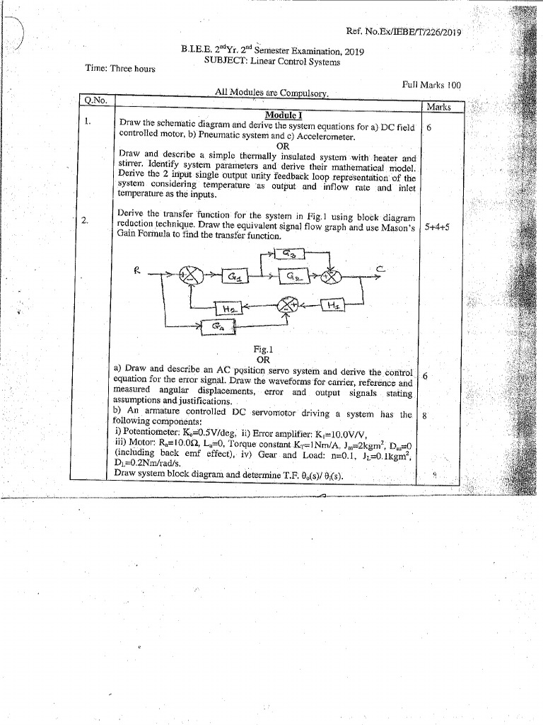 LCS End Sem Question Paper 2019 | PDF