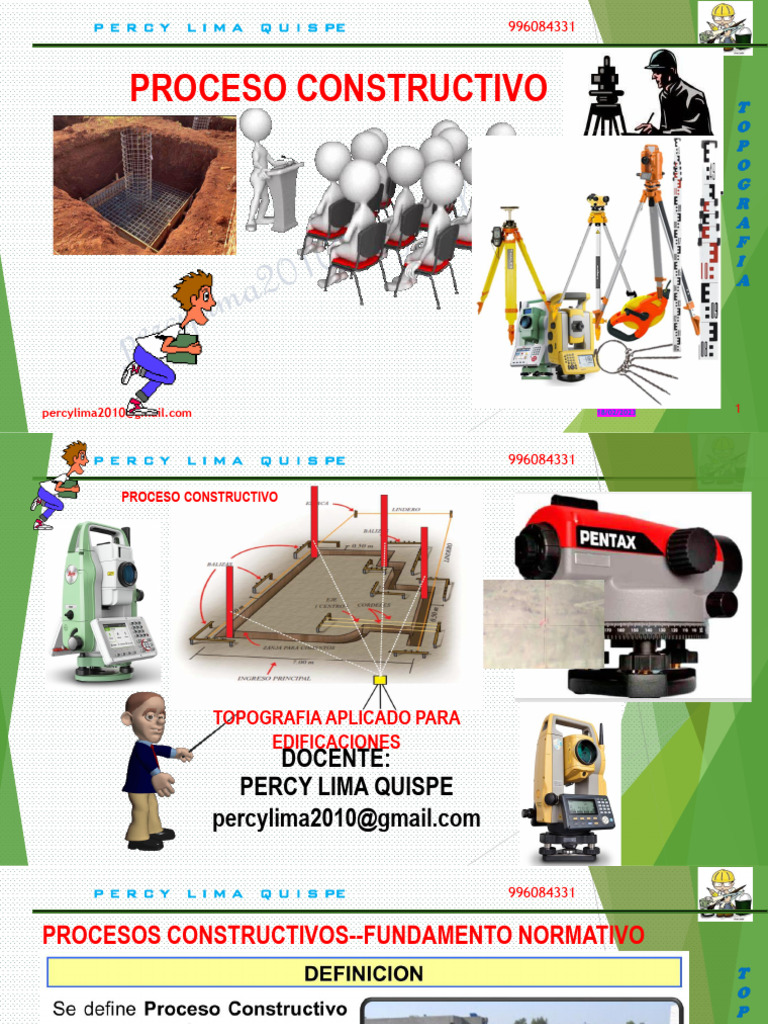 Et Edificaciones - Procesos Constructivos 2023 | PDF
