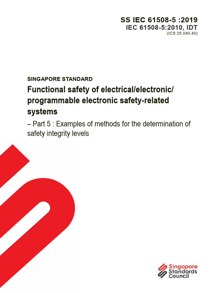 SS IEC 61508-5-2019 Preview | PDF | International Electrotechnical ...