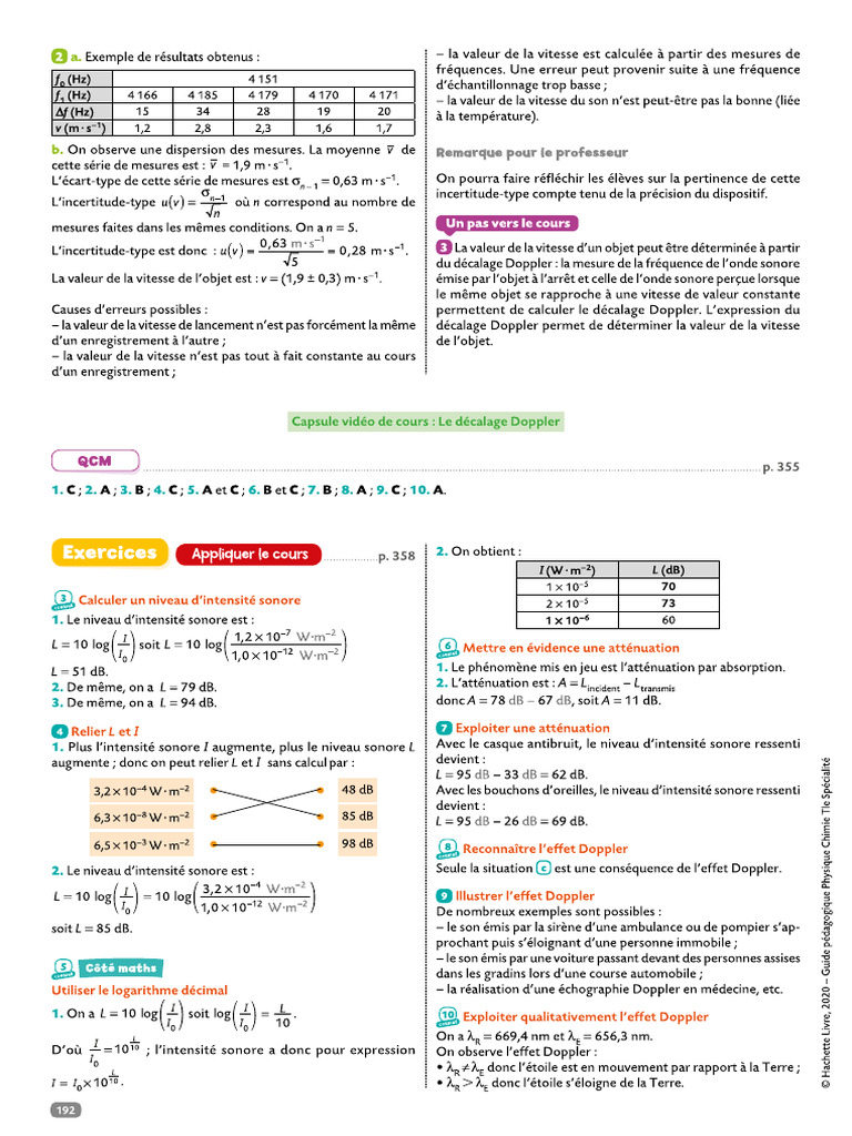 Correction Des Exercices - Chapitre 17 | PDF
