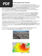 2004 Indian Ocean Tsunami Case Study | PDF | Tsunami | Earthquakes