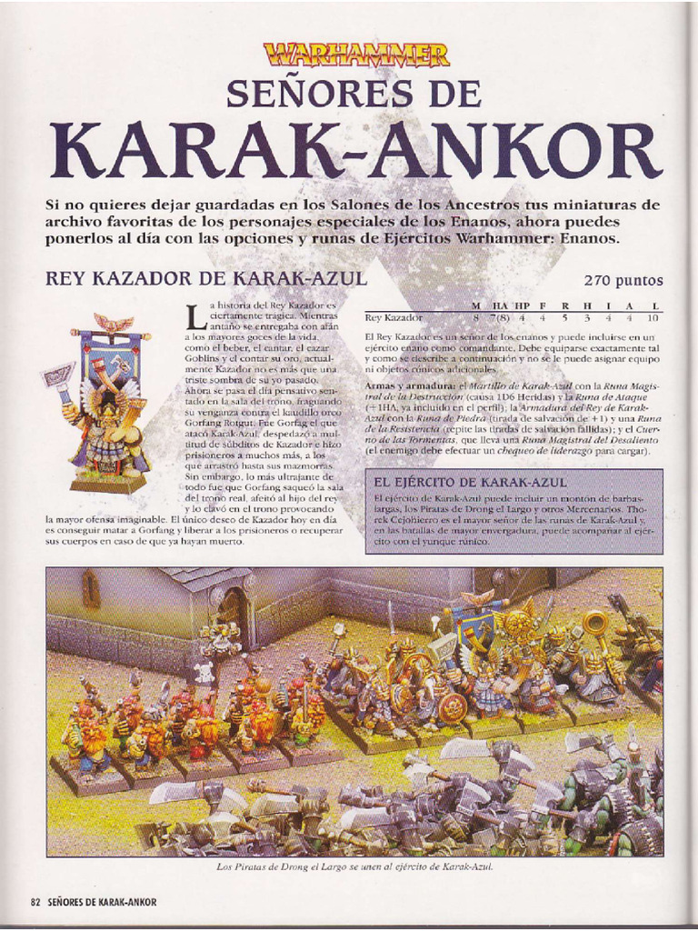 Rey Kazador de Karak-Azul (WD 131) | PDF