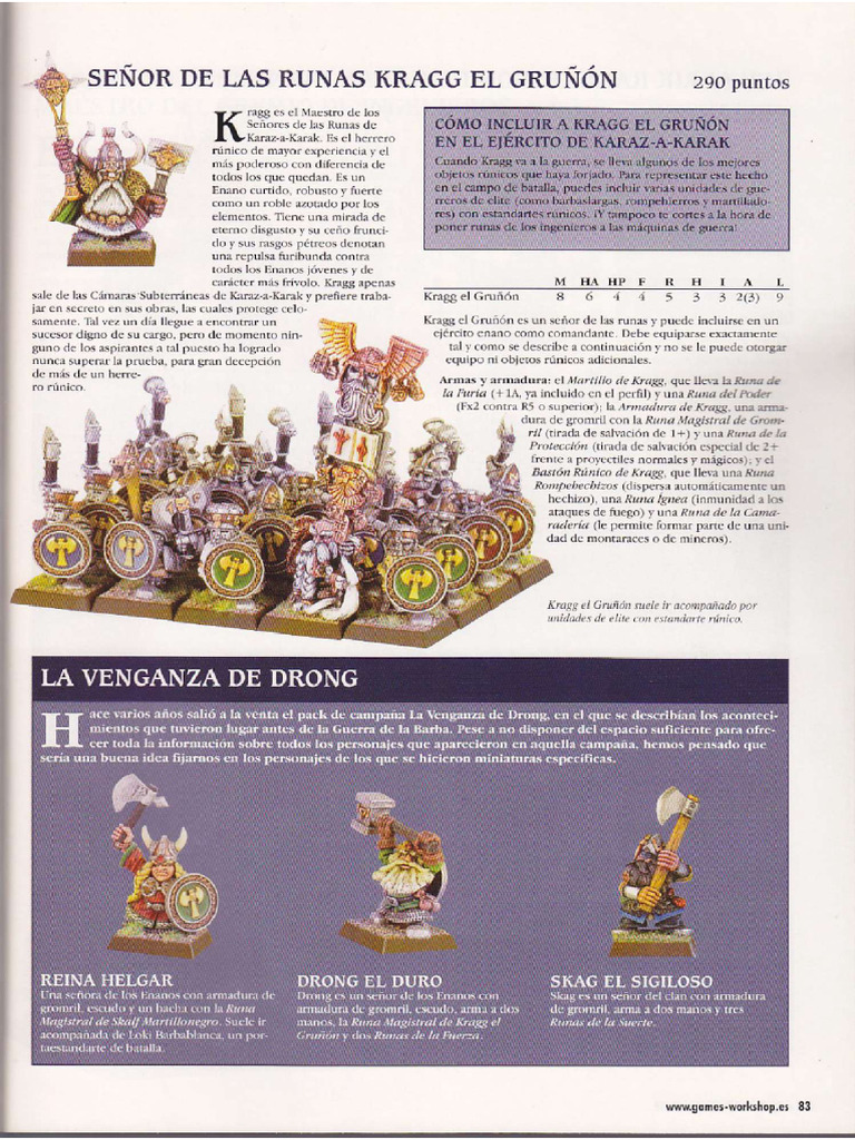 Kragg El Gruñón, Señor de Las Runas (WD 131) + Reina Helga (WD 131 ...