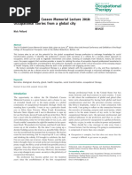 Participatory Occupational Justice Framework | PDF | Occupational ...