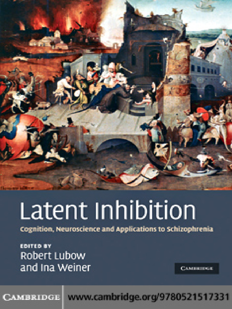 Robert Lubow, Ina Weiner - Latent Inhibition - Cognition, Neuroscience ...