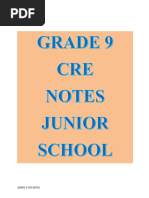 Cre Grade 6 Notes | PDF