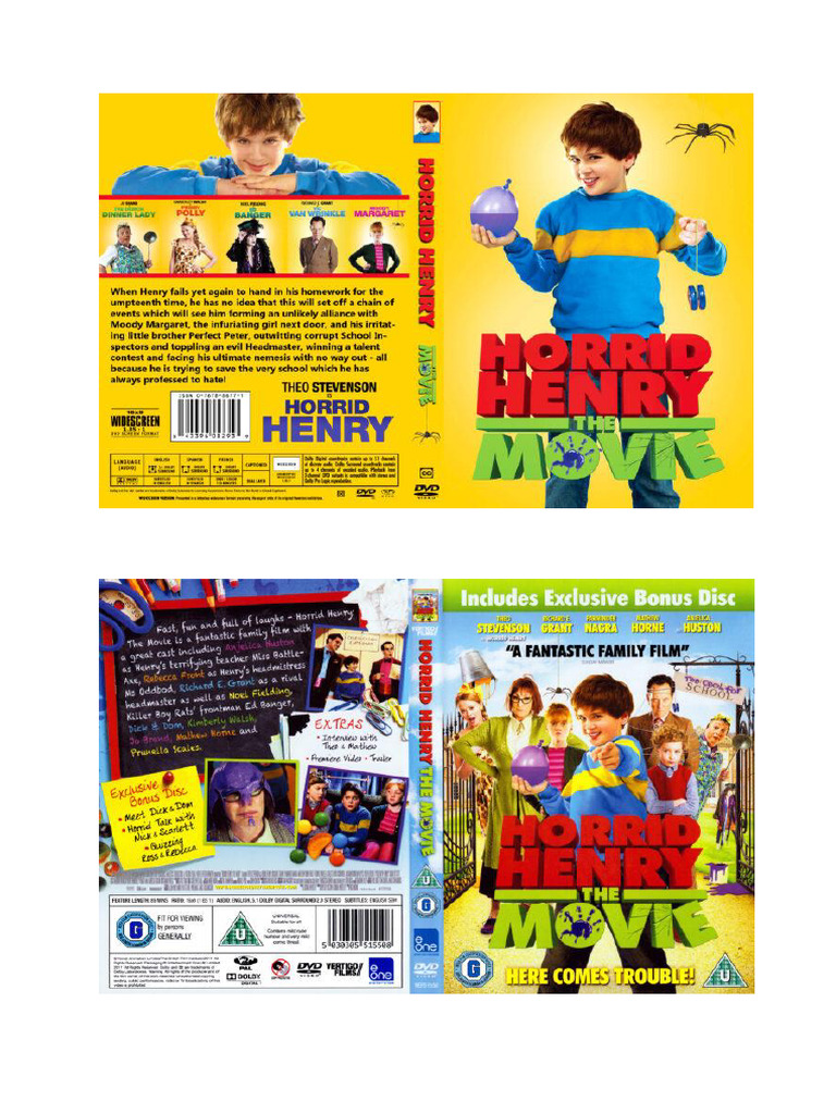 Horrid Henry The DVD | PDF
