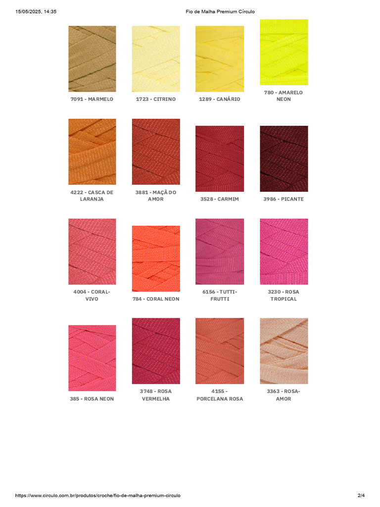 Fio de Malha Premium Círculo-2 | PDF