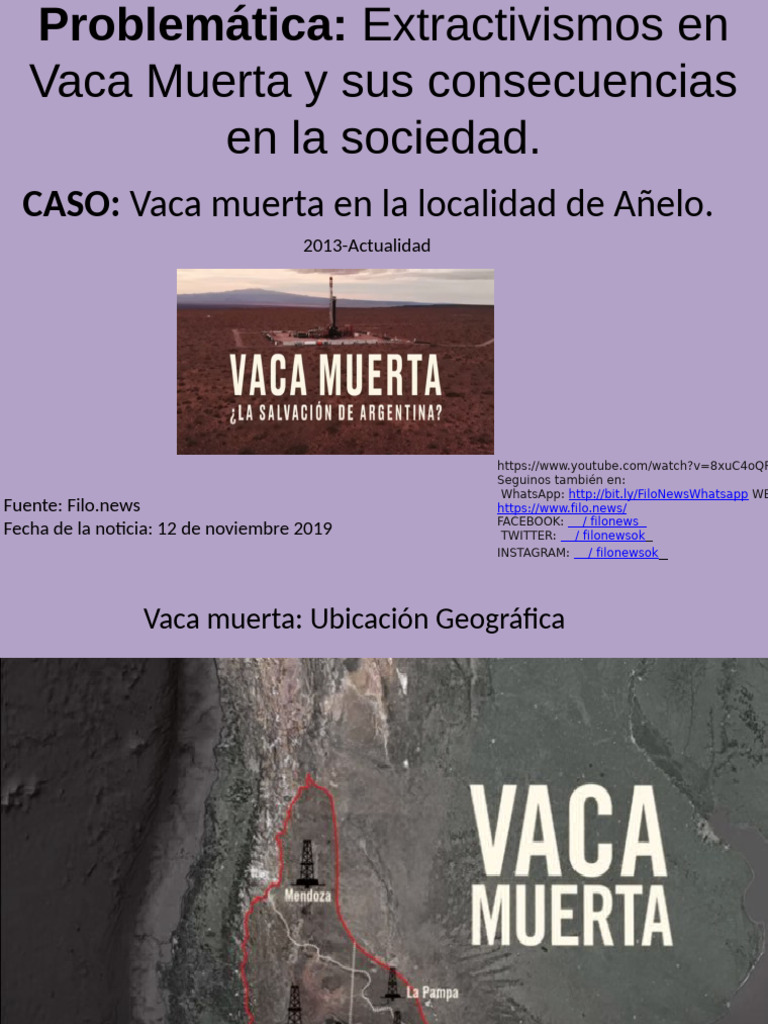 Presentación Vaca Muerta | PDF