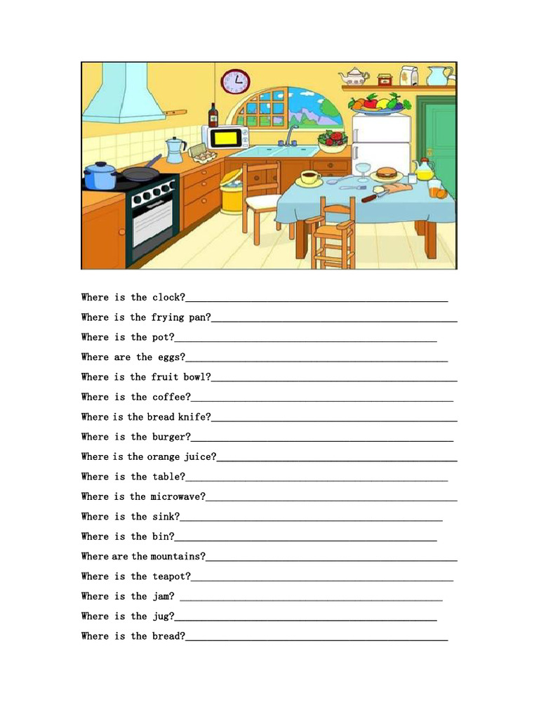 Prepositions of Place | PDF