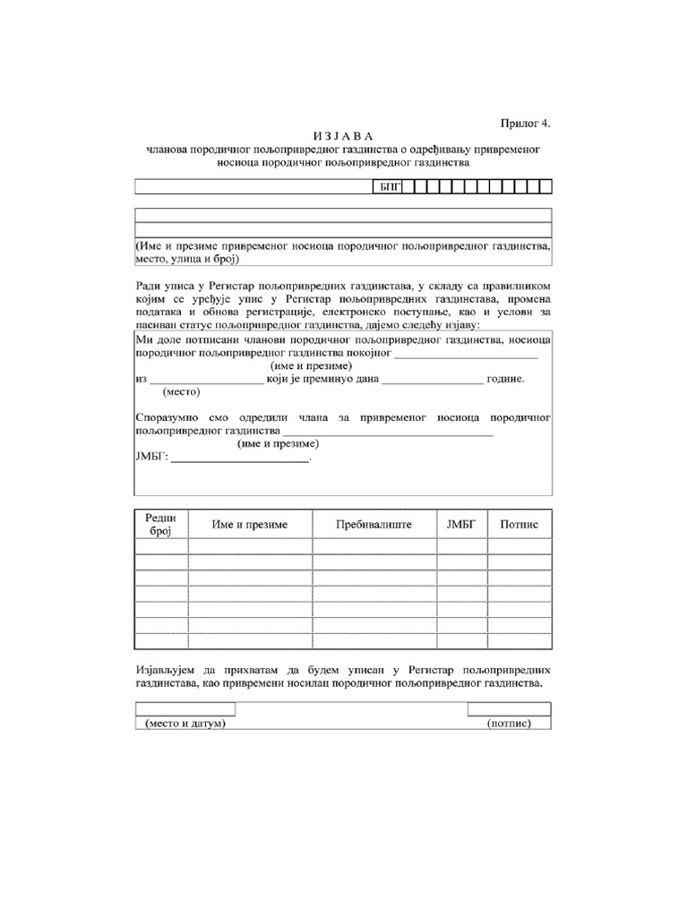 Prilog 4 | PDF