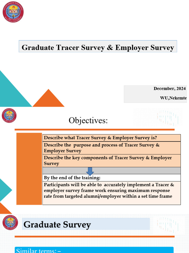 Graduate Tracer & Employer Survey Guide | PDF | Survey Methodology | Data