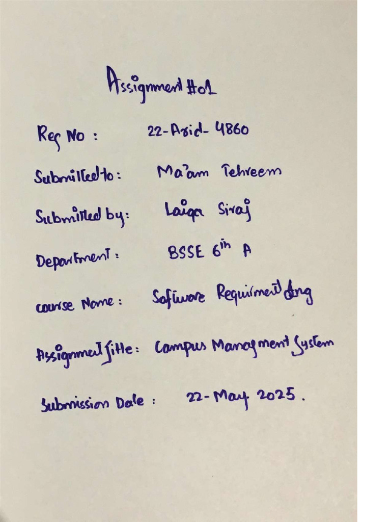 Assignment (1) Submitted | PDF