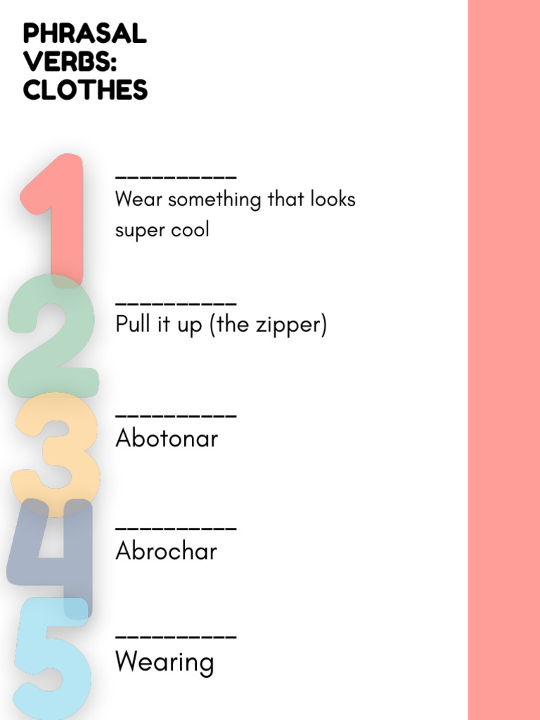 Clothes PV PDF | PDF