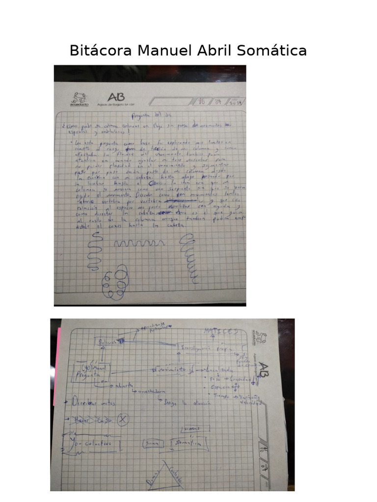 Bitácora en Proceso Un Solo Documento | PDF