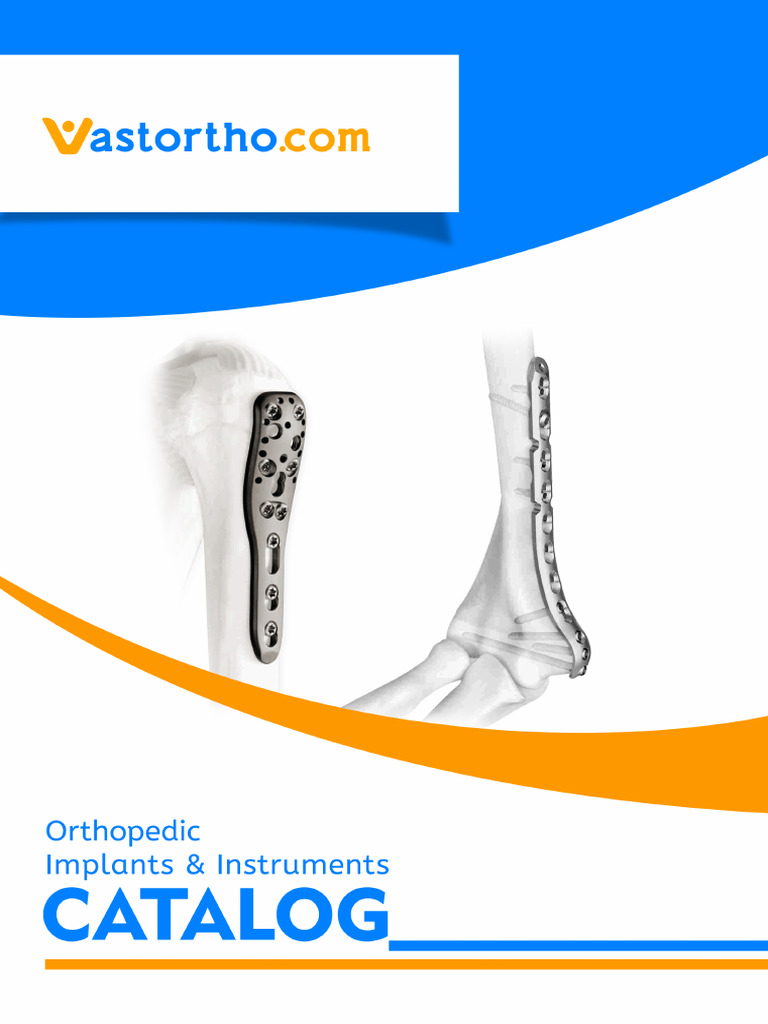 Orthopedic Implants & Instruments Catalog | PDF | Screw | Anatomical ...
