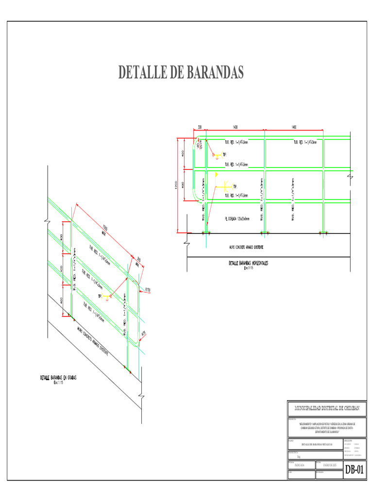 23. DETALLE DE BARANDAS.-BARANDAS | PDF