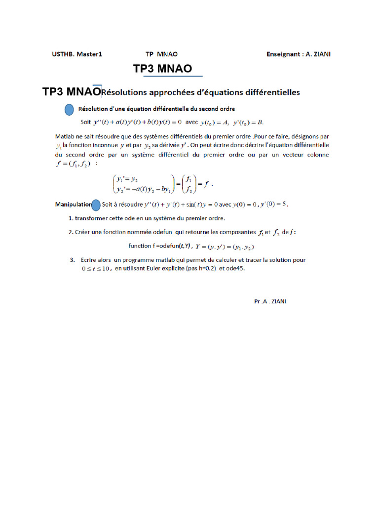 TP3 MNAO Ziani Master 2023 | PDF