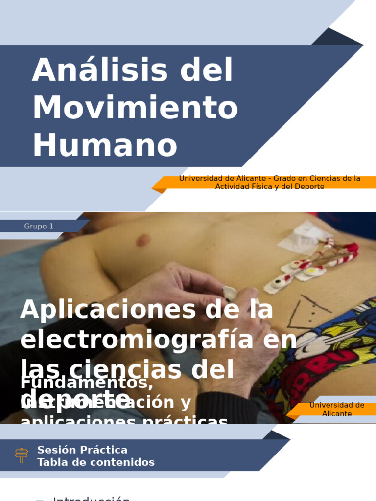 2025 - Práctica 6 - Tema 7 - Electromiografía (EMG) | PDF | Electromiografia | Sistema nervioso