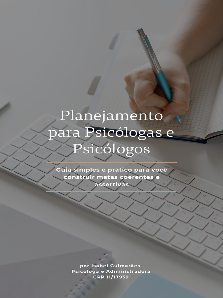 Guia Resumido de Planejamento para Psis PDF | PDF | Psicologia | Tempo